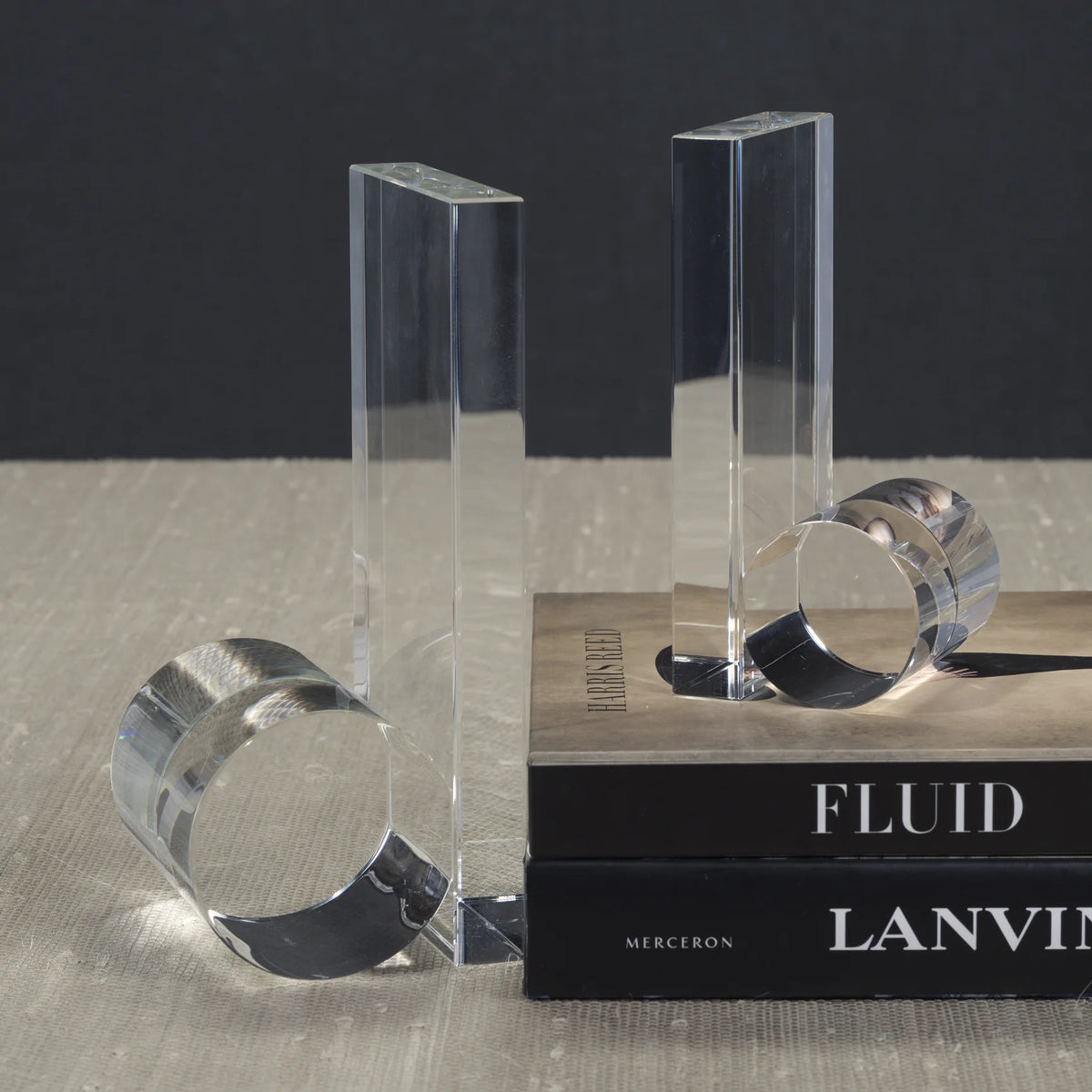 Rolled Crystal Bookends – Shoppe Ayer